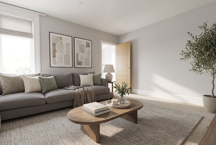 Bright 2-bed Garden Flat, Central Guildford - Guildford