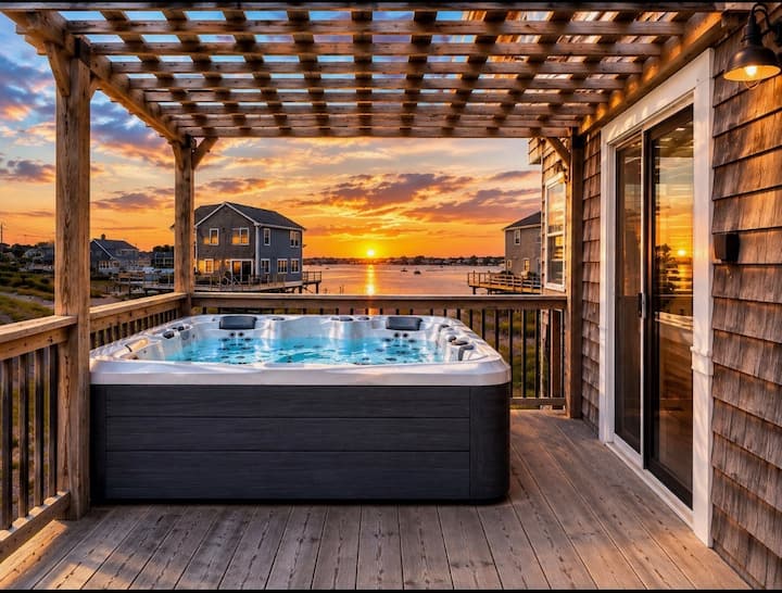 Oceanfront W/atlantic Views, Sleeps 11, Hot Tub! - Scituate, MA