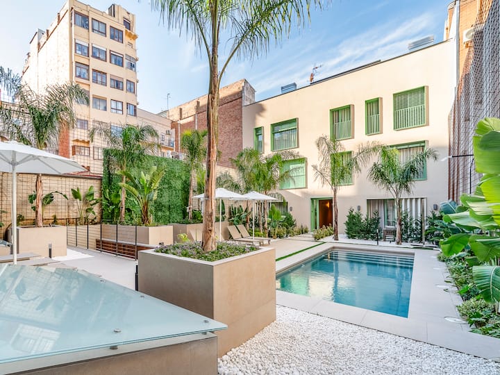 Premium Valesmart Home 2-3 & Pool At Plaza España - Barcelone