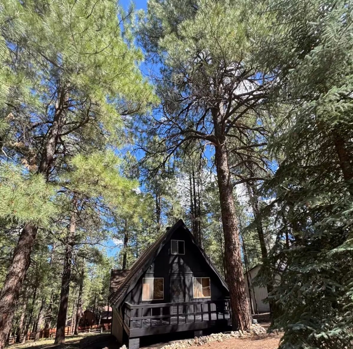 Curated A-frame Cabin in the Pines - Cabins for Rent in Flagstaff ...