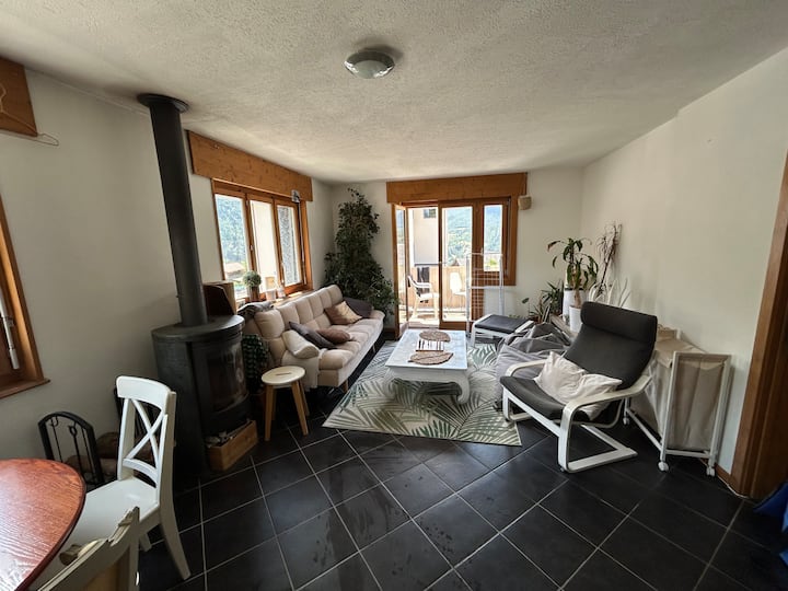 Chambre Double Avec Salle De Bain Privé. - Martigny