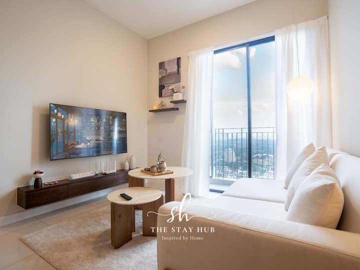 Skyline_japandi & Chill_3br_your Kl Escape_1minlrt - Kuala Lumpur