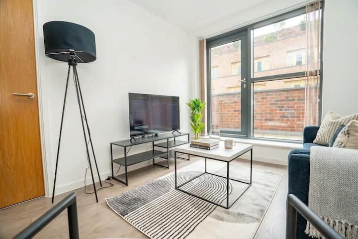 Bright 2 Bed Apartment In Nottingham Centre - Nottingham