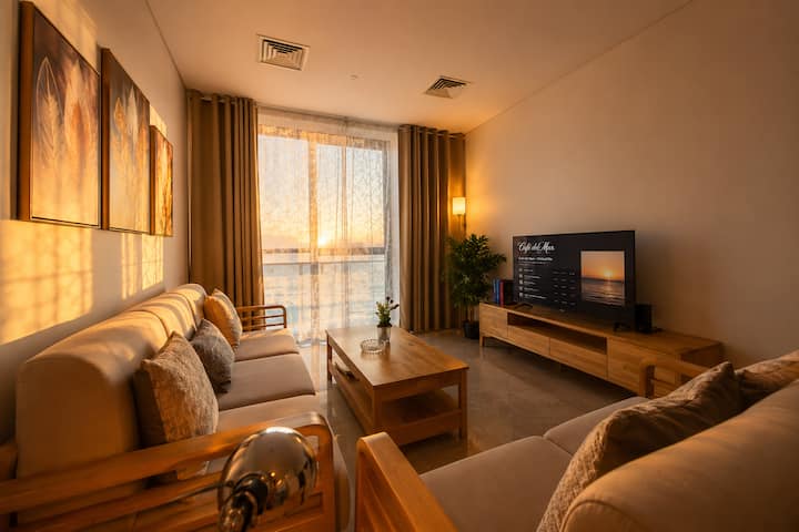 Nordic-calm/2bd, 15th Floor, Sea&golf View@pearl - Doha