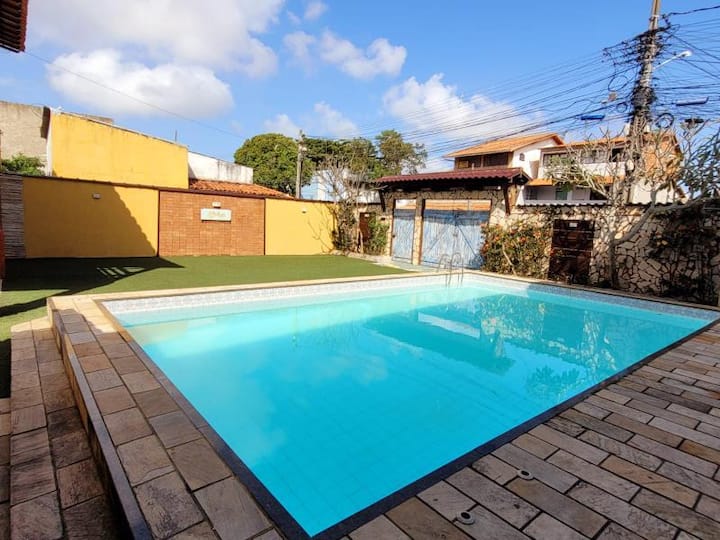 Casa Com Piscina Com 07 Quartos Prox Rodoviária - Cabo Frio