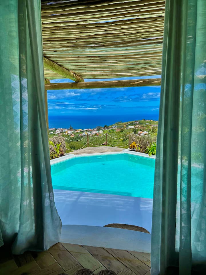 Oasis Boho Con Vistas Al Mar Y Alma Balinesa - Firgas