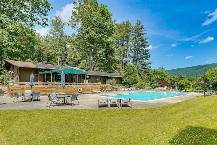 Pool Access, Mtn View: Mid-term Stay In Manchester - Vermont