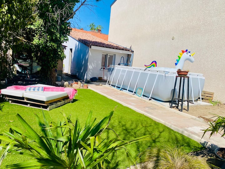 Maison Climatisée Avec Jardin Terrasse Et Piscine - Colomiers