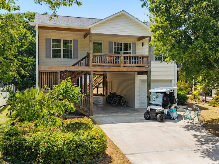 Included 6-seat Lsv, Hot Tub & 2 Minutes To Beach - Oak Island, NC