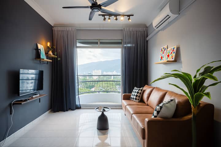 Modern 3br Cozy Apartment Near Komtar, George Town - 檳城