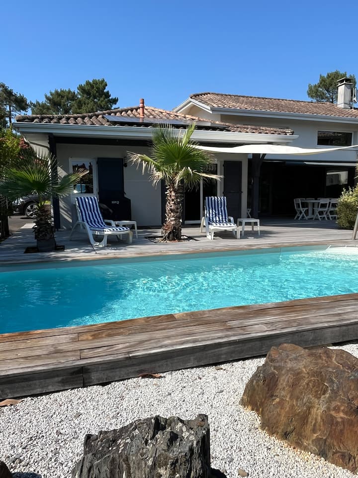Maison Helena Piscine Chauffée 8 Pers Cap Ferret - Lège-Cap-Ferret