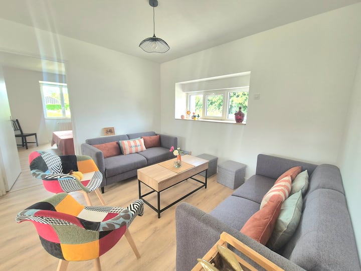 Maison Spacieuse Avec Grand Jardin à Lancieux - Ploubalay