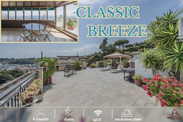 [Classic Breeze] Vue Mer  Terrasse  Wi-fi - Celle Ligure
