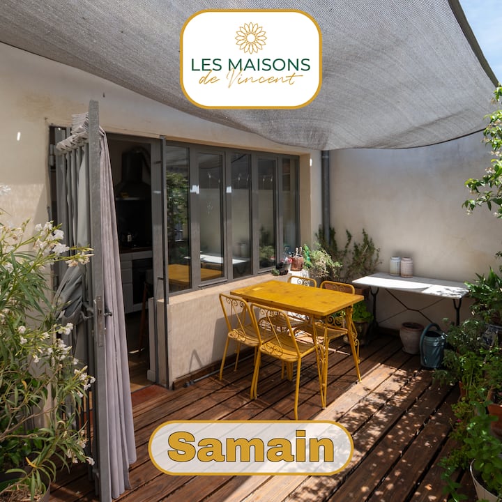 Samain - Maison Confortable - Terrasse - Arles