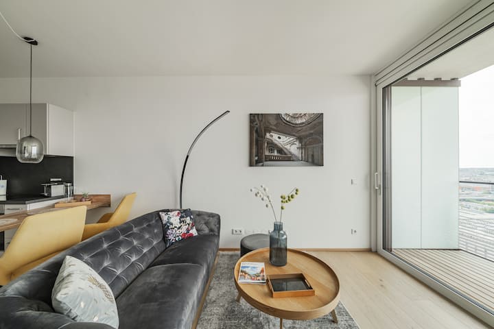 Easy-flat Triple Towers - Apt On 23rd Floor W/pool - Wenen
