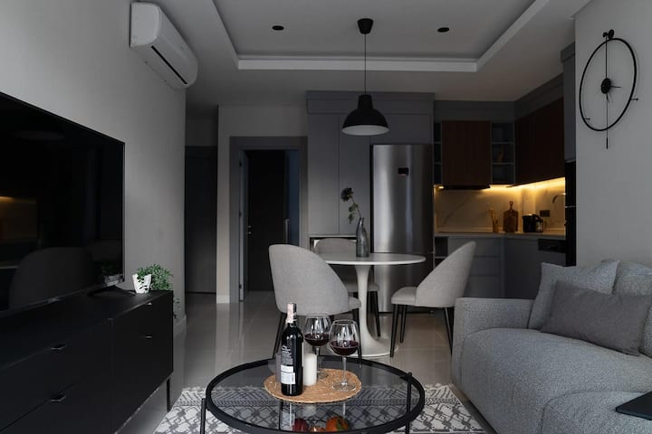 Квартира 1+1 в 2 мин. от пляжа с новой набережной - Alanya