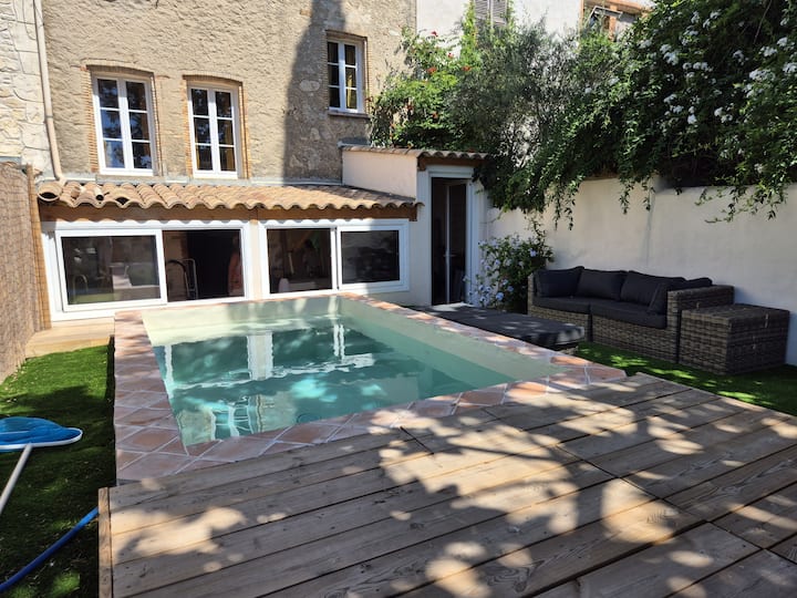 Maison Aria Dans La Village Avec Piscine Privée - Le Plan-de-la-Tour