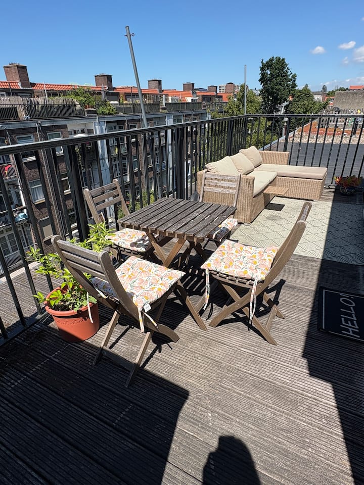 Bright Cozy Apartment Near Vondelpark With Terrace - Ámsterdam