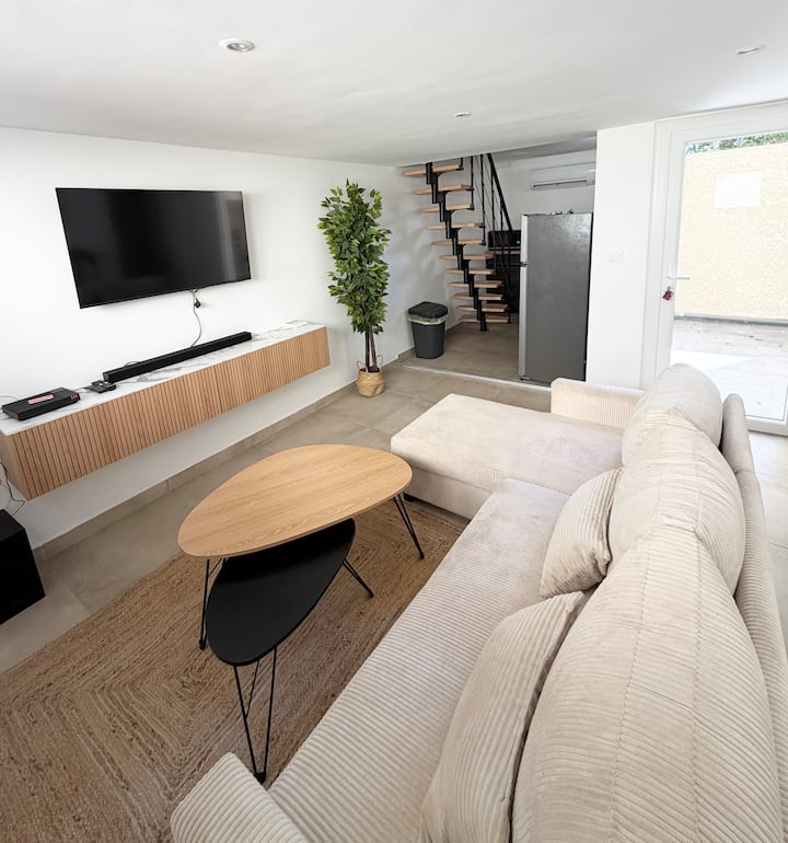 Duplex Proche Centre-ville  Clim  Terrasse - Perpignan