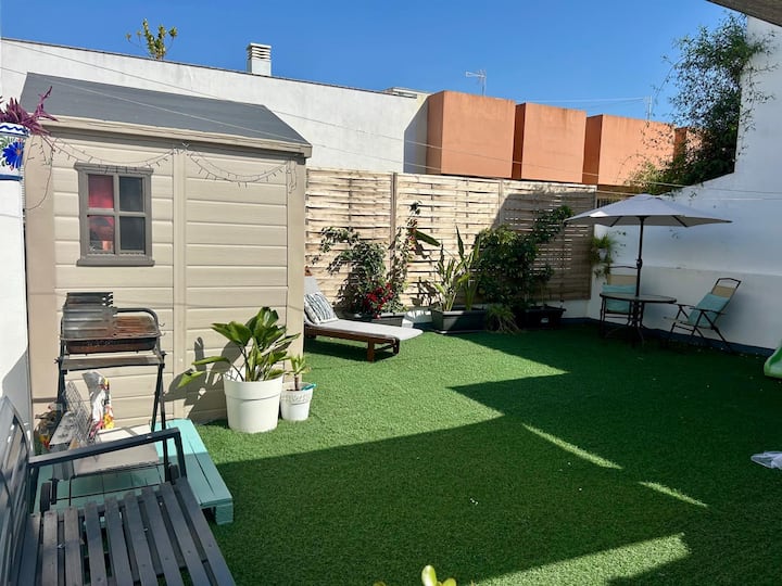 Casa Centrica Con Terraza Y Barbacoa Cerca Del Mar - Cádiz