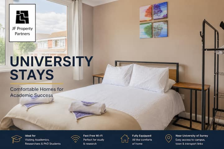 Guildford University Stay | 4br Home & Parking - Shere
