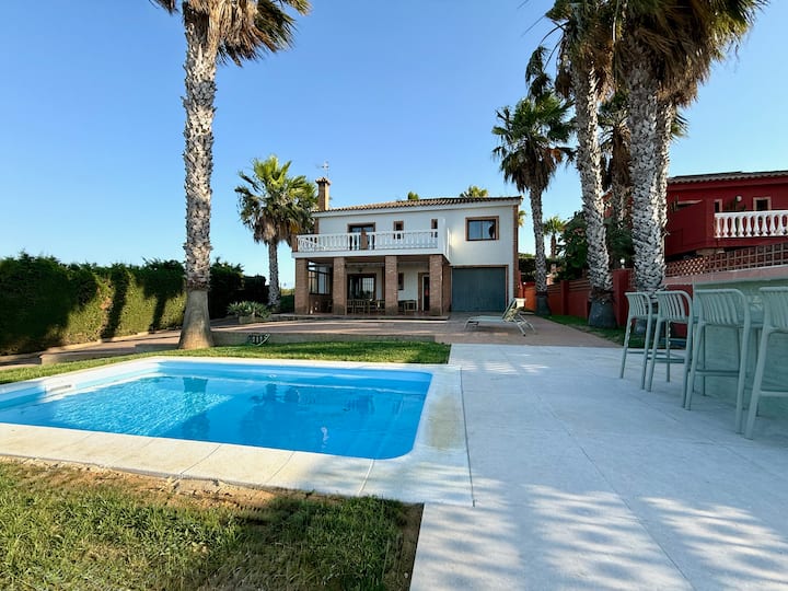 Las Palmeras Chalet | Piscina Privada | - Conil de la Frontera