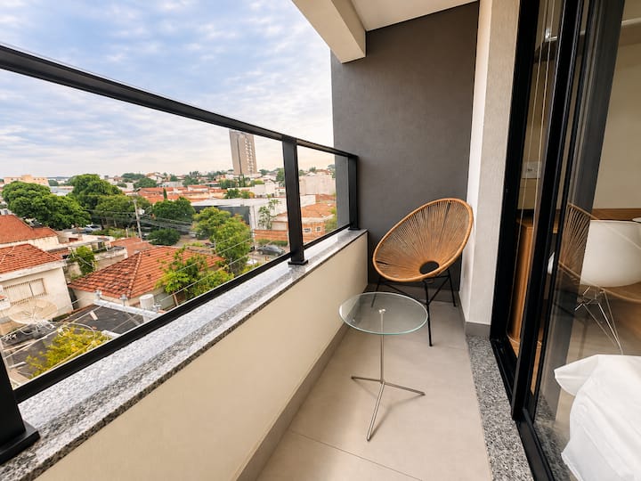 Fully Equipped Studio Near Usp | Kitchen & Gym - Bauru