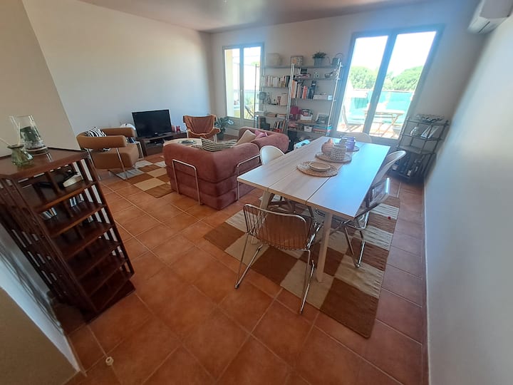 Grand Appartement Avec Terrasse Et Climatisation - Avignon