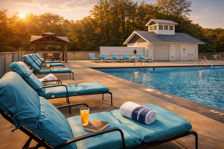 Spacious 10-bedroom Dollybrook Resort In Fennville - Míchigan