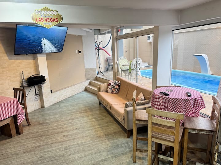 Apto Na Grande Florianópolis Piscina 06/ Pessoas - Palhoça