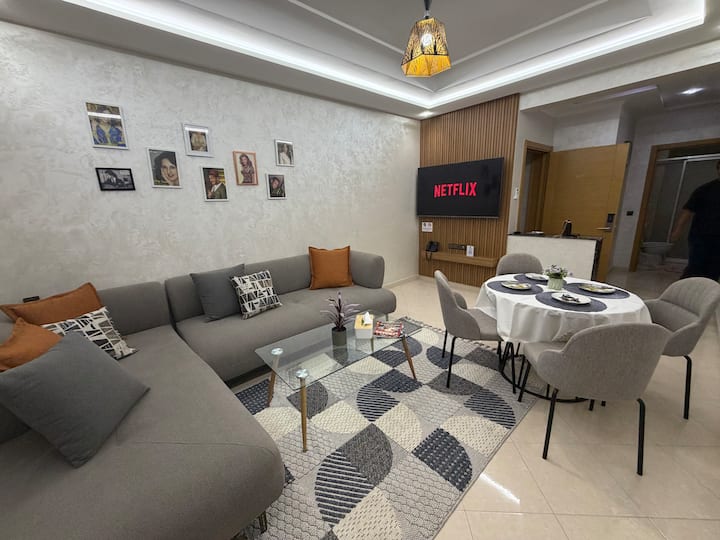 New Arab Style 2br | Parc Inbiâat & Plage 7 Min - Agadir