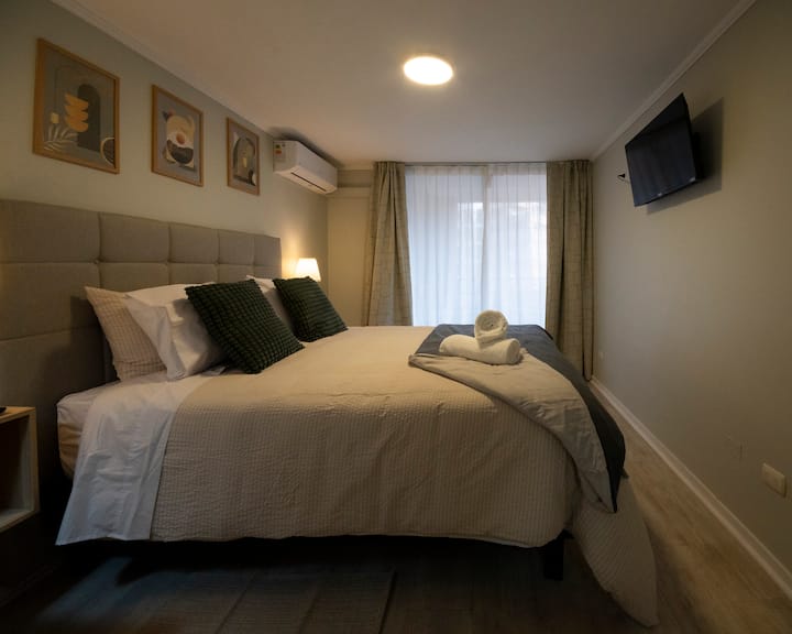 Costanera Center & Mut | Ac, Metro, Wifi & Parking - Las Condes