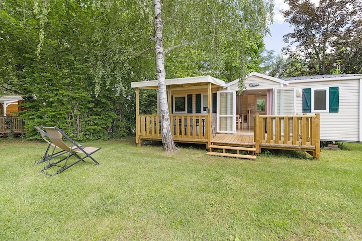 Mobilhome Semicouvert Noisetier 6 P - Domme