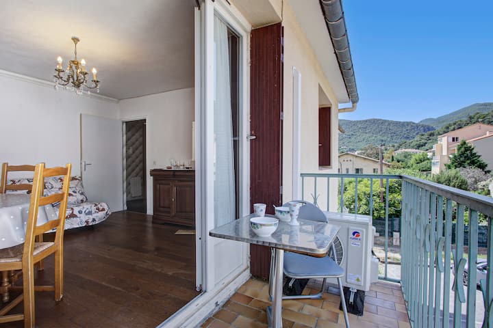 L'écrin Thermal - Appt Avec Balcon Et Vue Dégagée - Amélie-les-Bains-Palalda