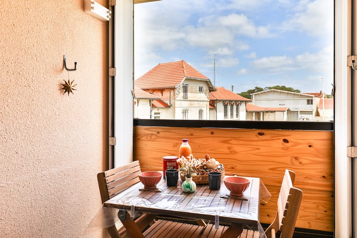 Le Clos Des Tamaris - Bel Appt Proche Plage - Biscarrosse