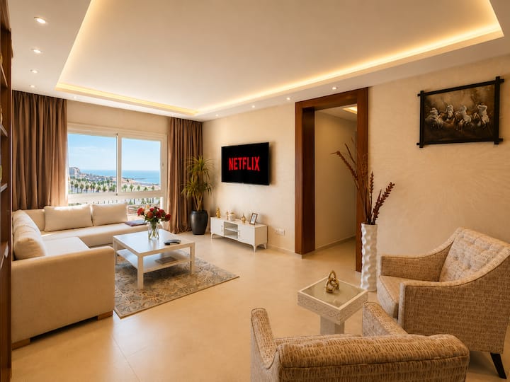 Vue Mer 2ch Luxe Terrasse & Parking - Rabat