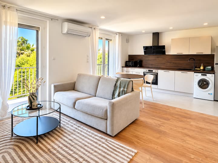 8. Spacieux T2 Avec Balcon + Clim Proche Plage - Alénya