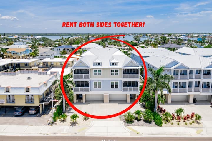 Rbv# 315-317| Rent 2 Townhomes Together! - Madeira Beach, FL