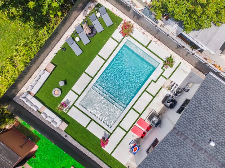 Miami Pool Paradise | Near Airport, Bbq & Games - Miami
