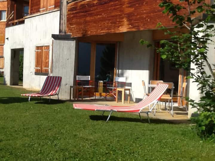 Charming One-bedroom Flat With Mountain View - Mürren