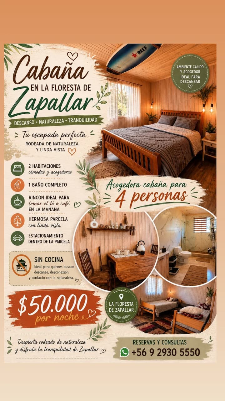 Cabaña En La Floresta De Zapallar - La Ligua