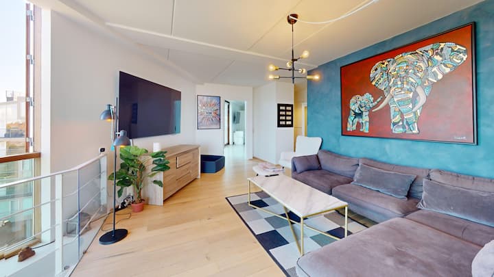 Eksklusiv Penthouselejlighed Med Privat Terrasse - Aéroport de Copenhague (CPH)