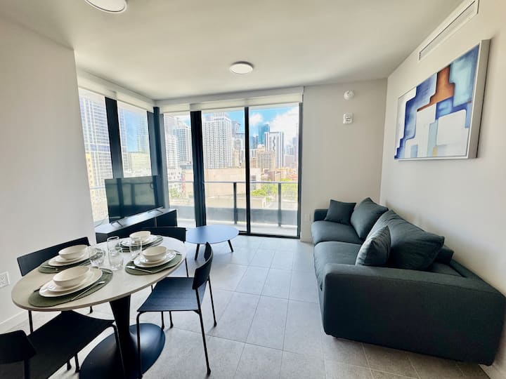 Brand-new 2br Gem In Downtown Miami | Sleeps 6 - Miami