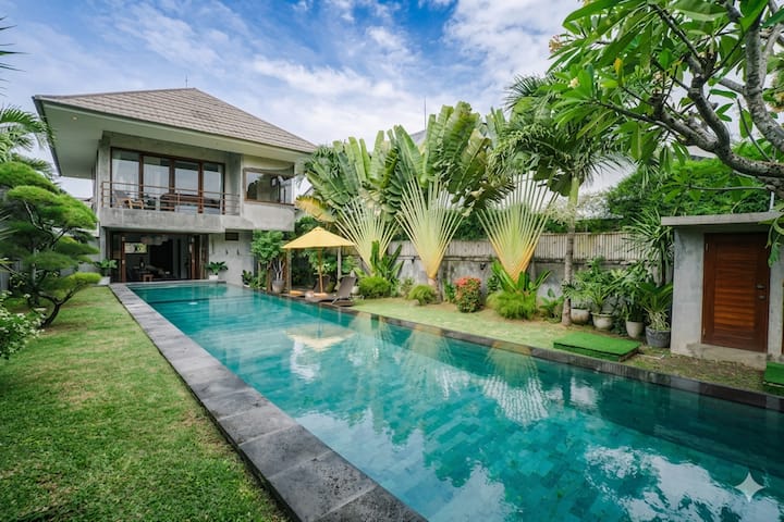 Bk Villa Amazing Lap Pool At Canggu Prime Location - Canggu