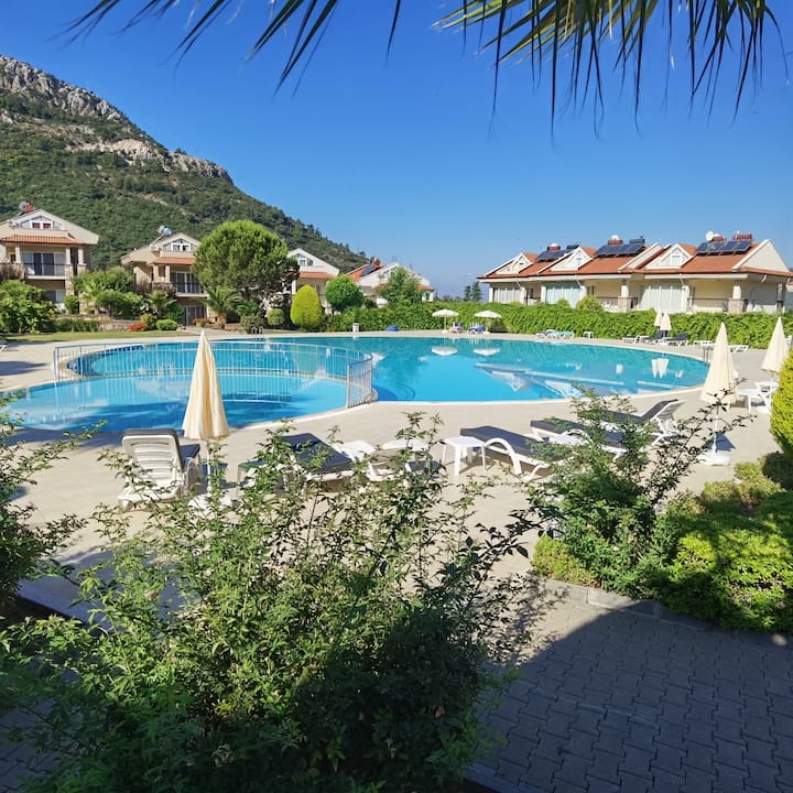 Bitur Park Deluxe Duplex | 3 Bedrooms Shared Pool - Ölüdeniz