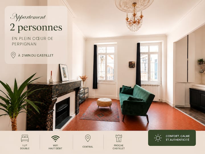 Appartement Hyper Centre - 2 Personnes - Perpignan