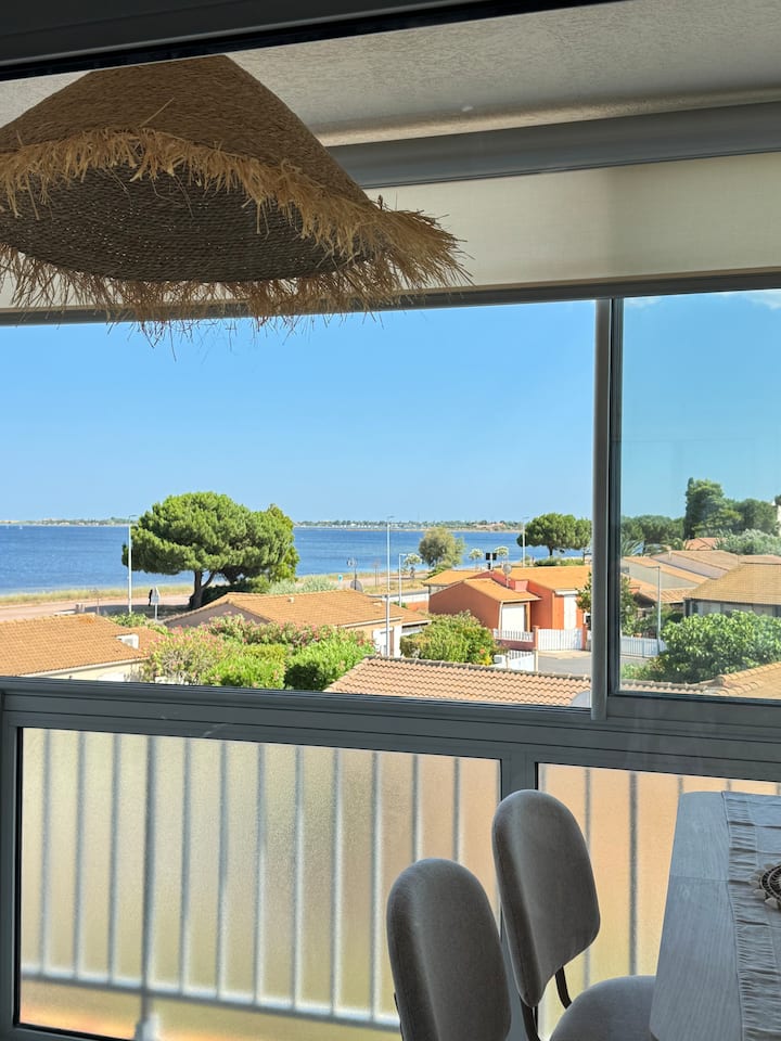 Appartement T2 Avec Belle Vue éTang De Thau - Marseillan