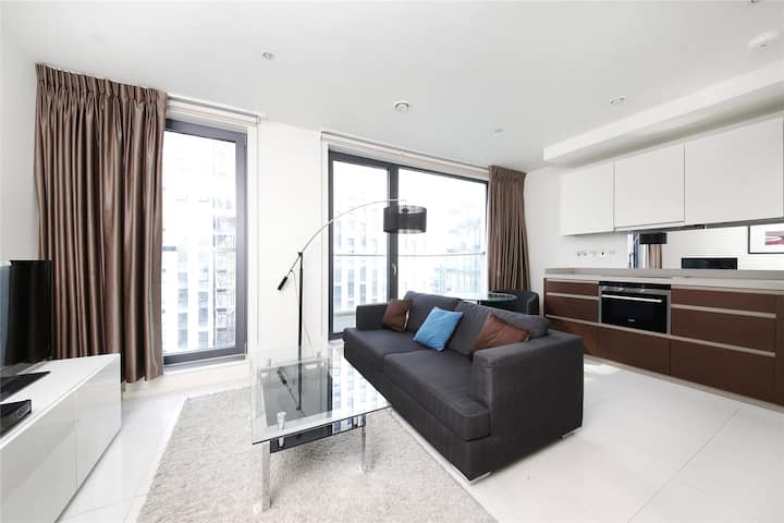 Canary Wharf Luxury Studio Apartment 38 Sqm - Woolwich