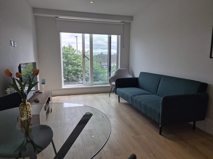 (C056) Modern 1 Bed Apartment, Free Gym, Kingston - Surbiton