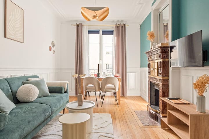 2- Bedroom - 6 Pers, 5mn Paris & Metro - Mob. A/c - Neuilly-sur-Seine